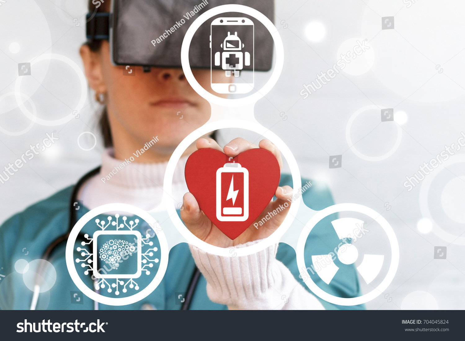 Medical Battery Recharge Energy Cardio Virtual Augmented Reality ...