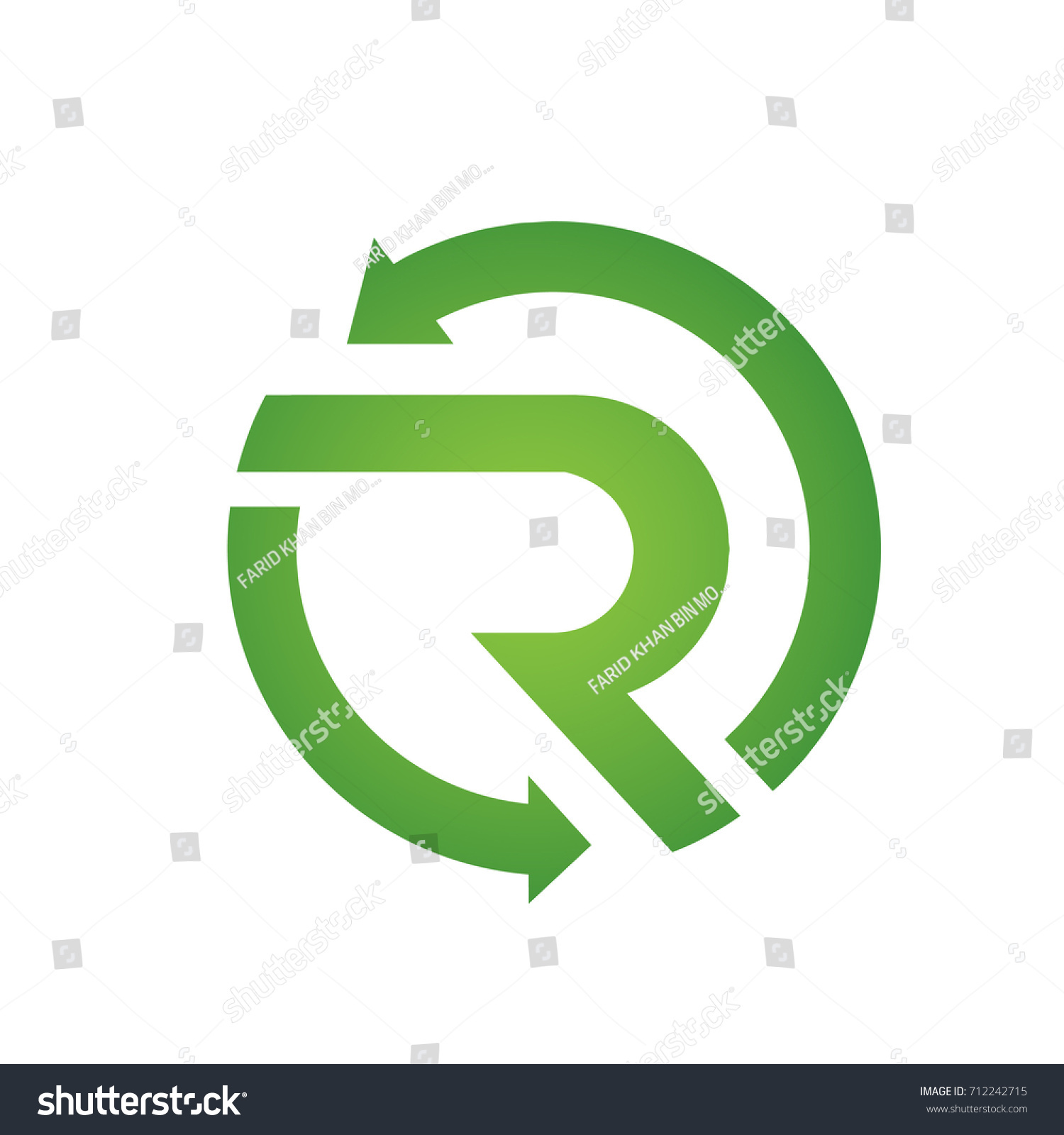 Vector Green Recycle Letter R Logo_站酷海洛_正版图片_视频_字体_音乐素材交易平台_站酷旗下品牌