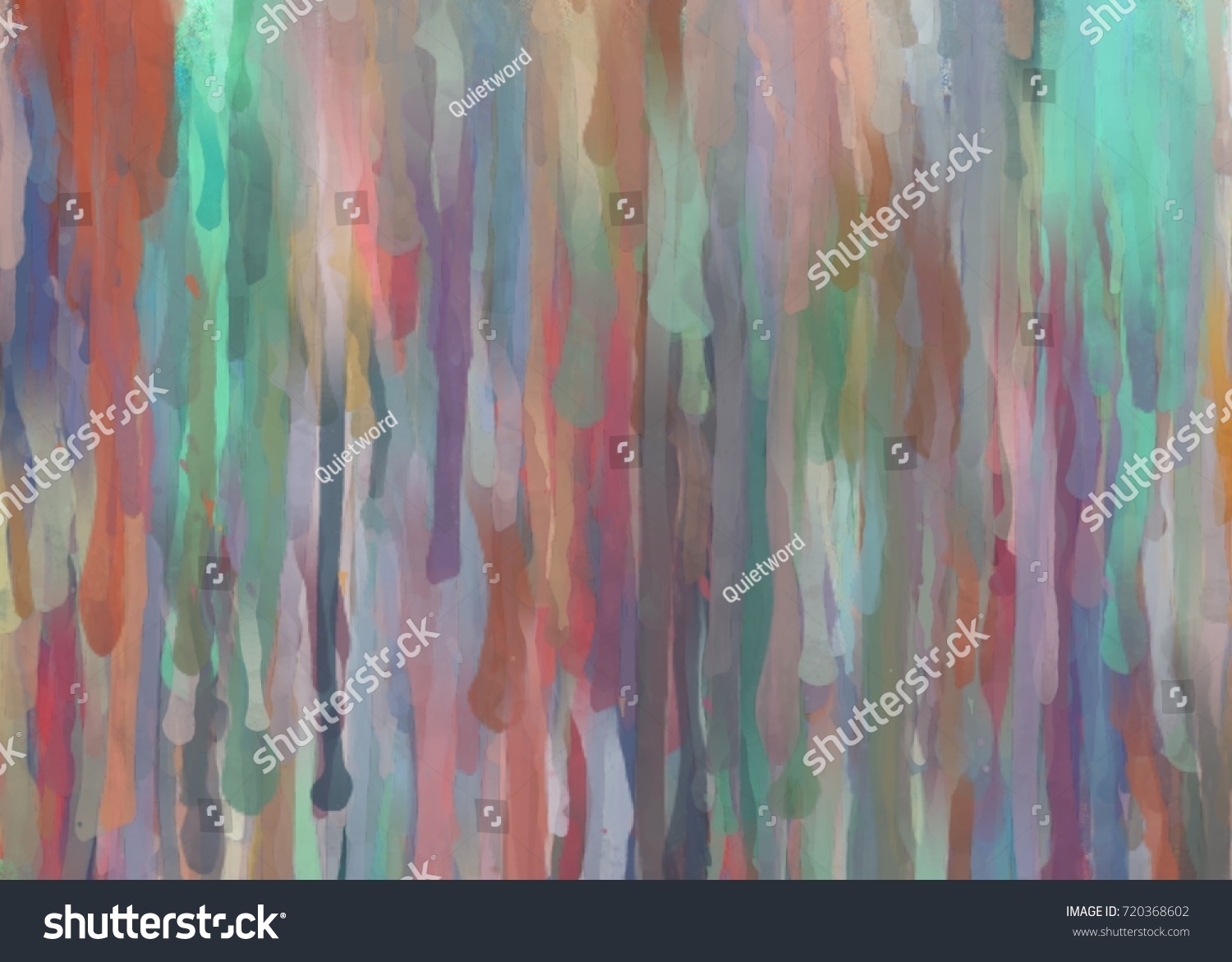graphic illustration of color drop trickle down to the bottom _站酷海洛_正版 ...