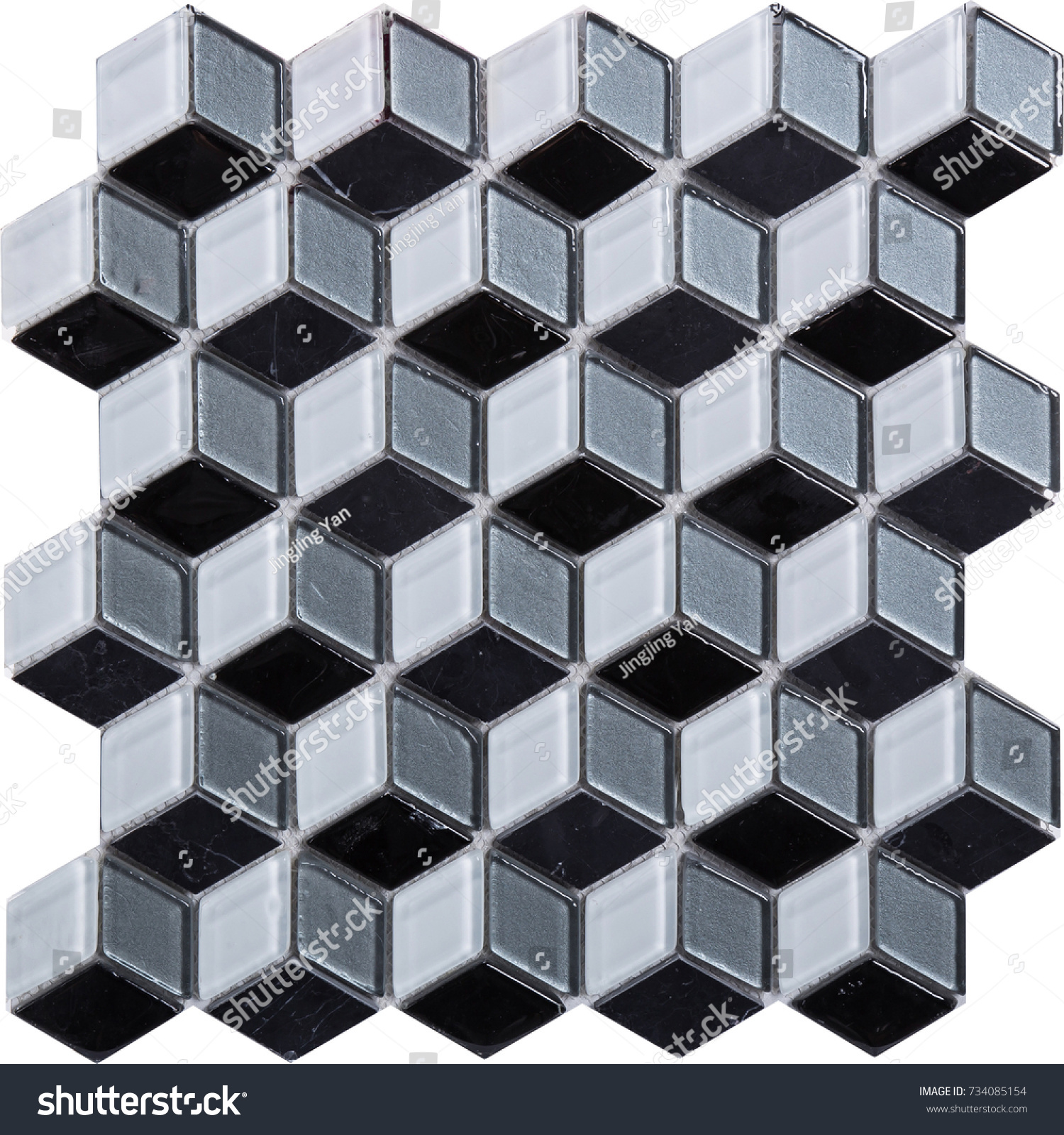 diamond Mosaic pattern abstract pattern colorful mosaic wall texture ...
