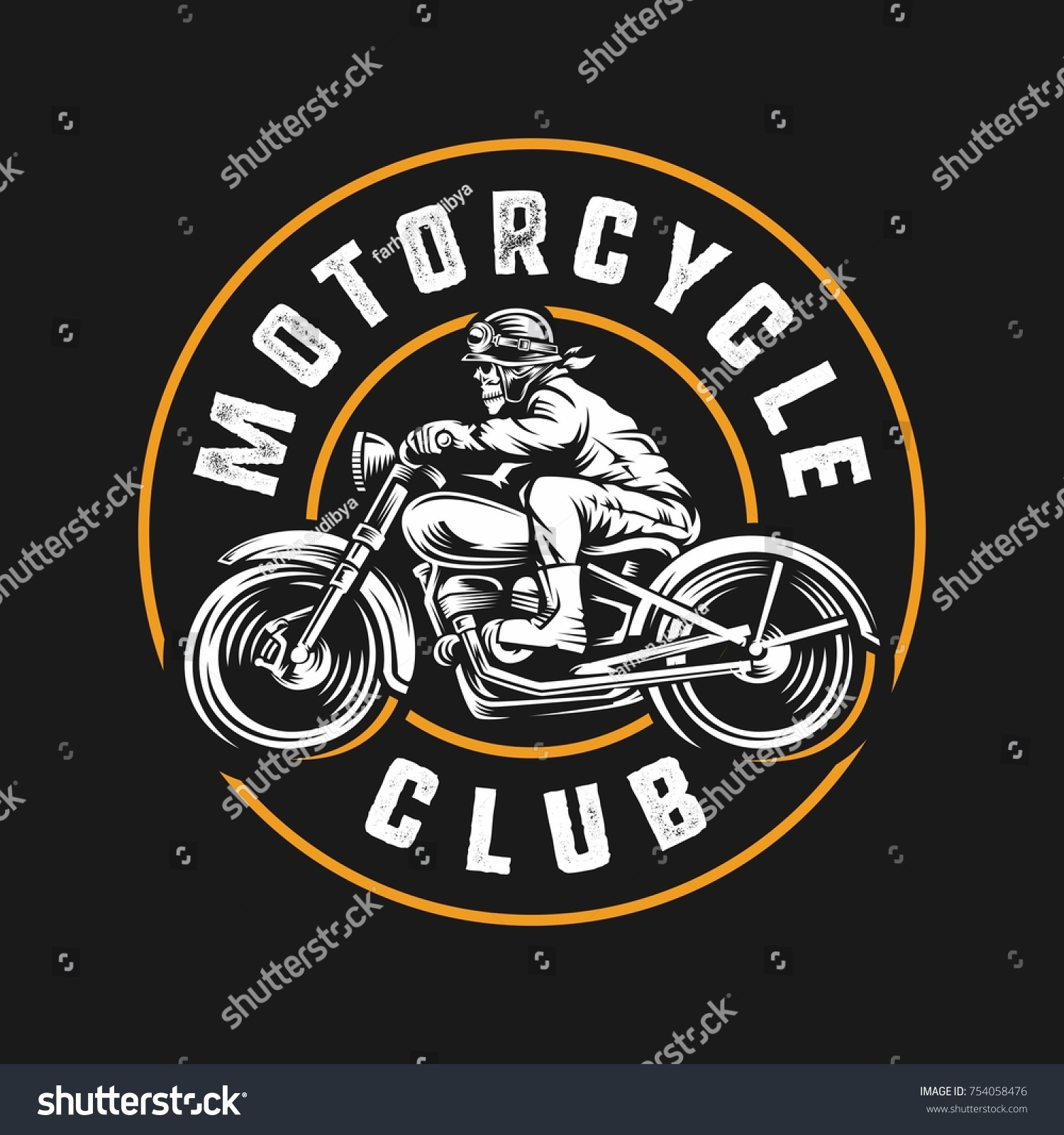 Skull Rider Motorcycle Club Illustration_站酷海洛_正版图片_视频_字体_音乐素材交易平台_站酷旗下品牌