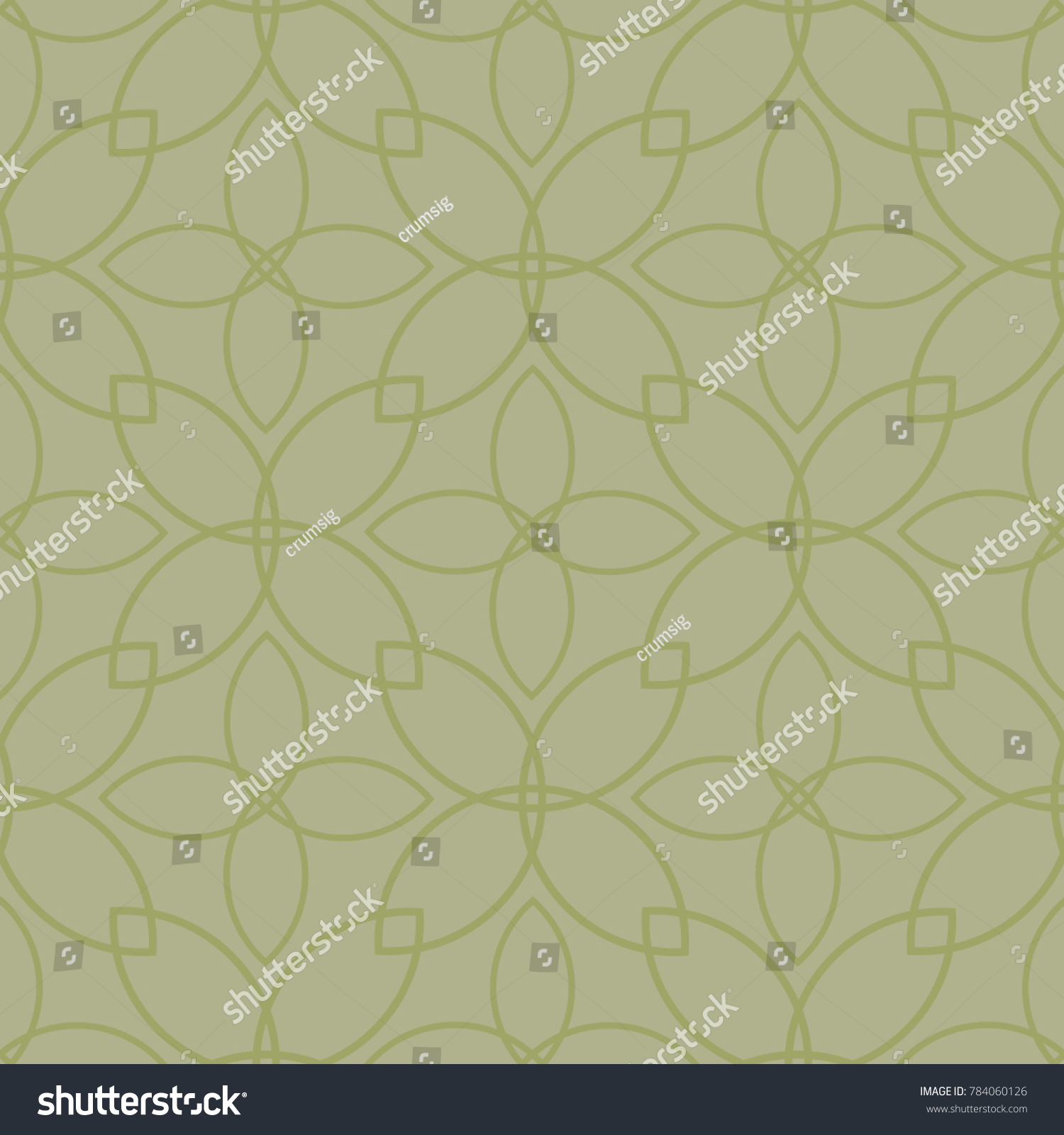 Olive green geometric print. Seamless pattern for web textile and ...