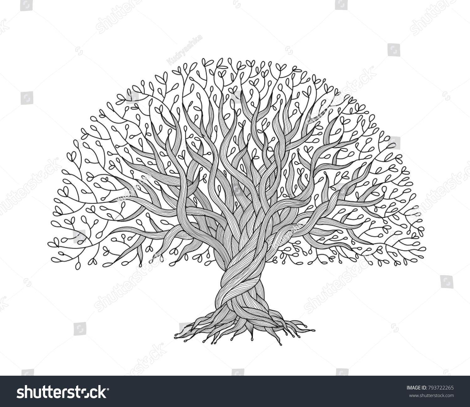 Big tree with roots for your design_站酷海洛_正版图片_视频_字体_音乐素材交易平台_站酷旗下品牌