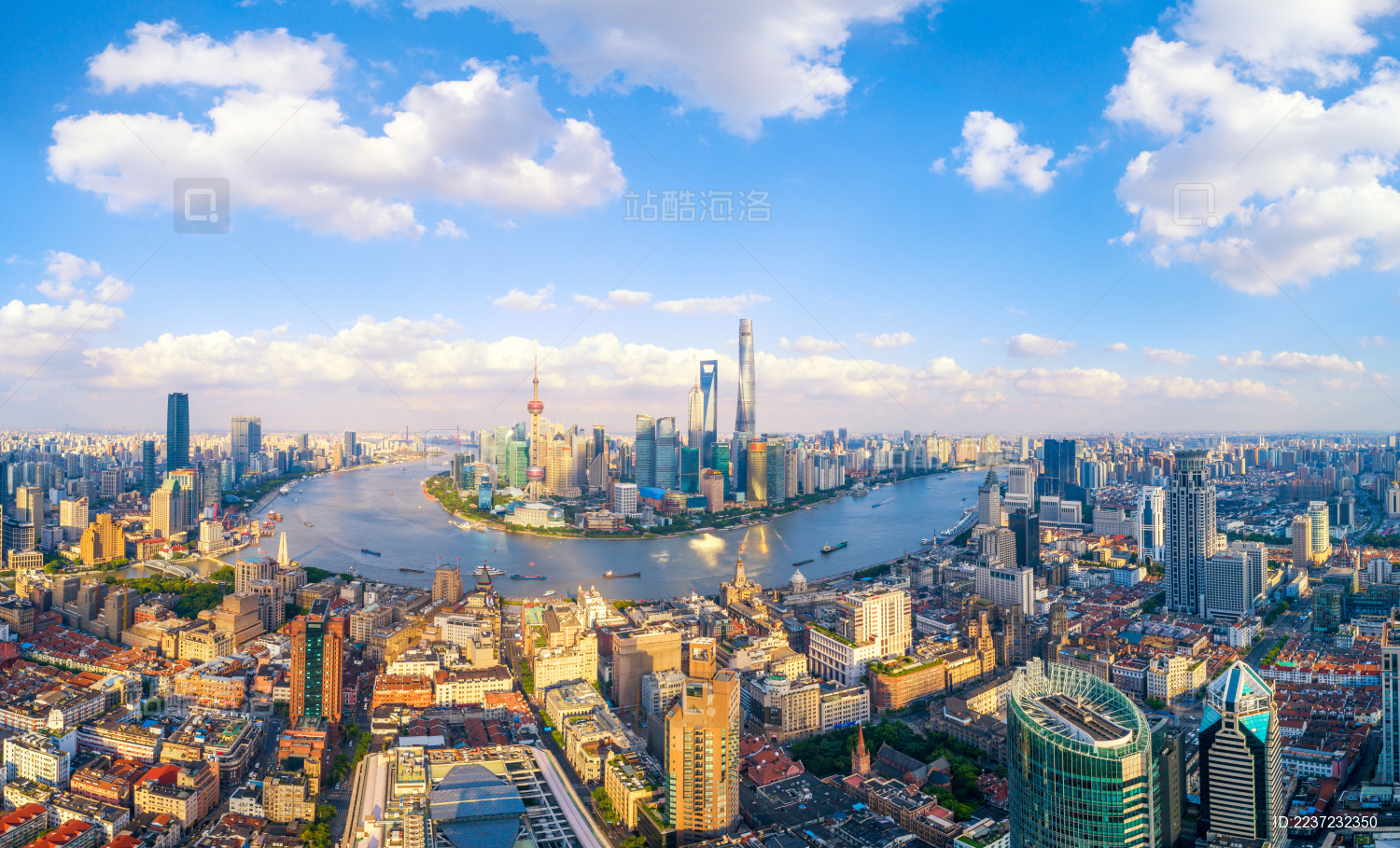 鸟瞰上海浦东陆家嘴城市风光全景_站酷海洛_正版图片_视频_字体_音乐素材交易平台_站酷旗下品牌