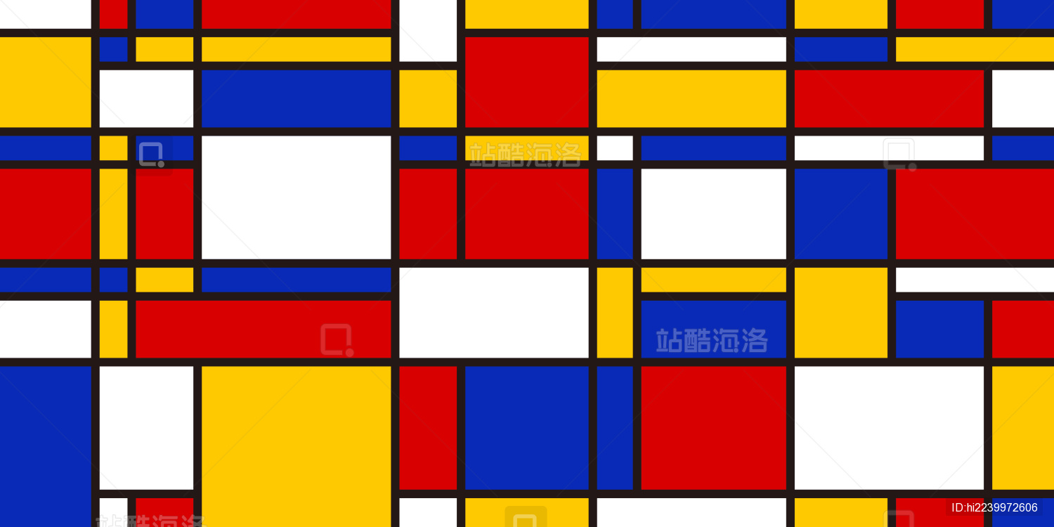 蒙德里安绘画图形插图_站酷海洛_正版图片_视频_字体_音乐素材交易平台_站酷旗下品牌
