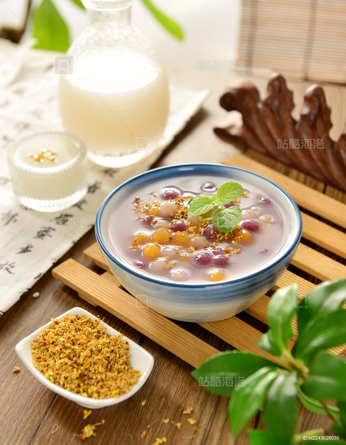 桂花米酒五彩芋圆站酷海洛正版图片视频字体音乐素材交易平台站酷旗下品牌